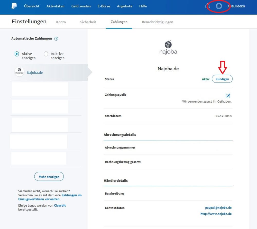 Najoba – ACHTUNG, der Onlineshop ist nun ein kostenpflichtiger Club